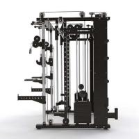 China Commercial Smith Machine Multi Function Home Gym Equipment 2200x1500x2200mm 500kg for sale