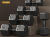 China Cast Iron Hex Dumbbells 2.5-40kg Adjustable Home Gym Fitness Equipment with Rubber Cover for sale