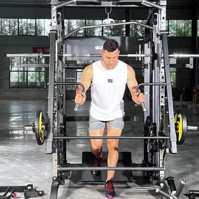 China Commercial Multi Gym Smith Machine with Adjustable Pulley Leg Press 500kg for sale