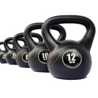 China Wholesale Rubber Coated Kettlebell 2-22kg for Free Weight Training Bodybuilding for sale