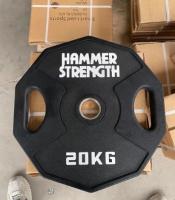 China Professional Rubber Barbell Bumper Weight Plates 2.5kg-25kg with TIG Welding for Gym & Home Use for sale