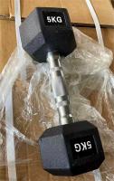China Wholesale Hex Rubber Cover Dumbbell Set 2.5kg to 40kg for Home Gym Fitness Equipment for sale