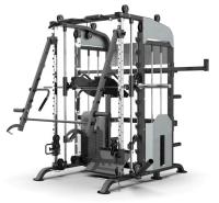 China Commercial Multi-Function Smith Machine Power Cage Squat Rack 500kg Weight Capacity for sale