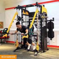 China Commercial Multi-Function Smith Machine Power Cage Squat Rack 500kg Weight Capacity for sale