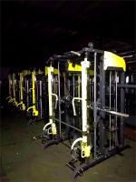 China Multifunction Smith Machine Power Cage Squat Rack 500kg Weight Capacity Home Gym for sale