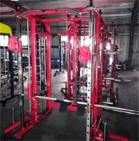 China Multi-Functional Home Gym Smith Machine 1470x2330x2200mm 392kg Power Rack for Leg Curl Press Squat for sale