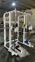 China Multi-Functional Home Gym Smith Machine 1470x2330x2200mm 392kg Power Rack for Leg Curl Press Squat for sale