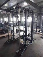 China Multi-Functional Home Gym Smith Machine 1470x2330x2200mm 392kg Power Rack for Leg Curl Press Squat for sale