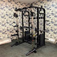 China Multi-Functional Home Gym Equipment with Smith Machine and Squat Rack - 392kg Capacity, 1470x2330x2200mm Size for sale