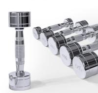 China Befreeman Chrome Dumbbell 1kg-100kg Commercial Gym Equipment TIG Welded Steel for sale