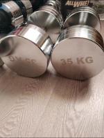China Befreeman Chrome Dumbbell 1kg-100kg Commercial Gym Equipment TIG Welded Steel for sale