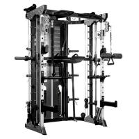 China Indoor All in One Gym Equipment Multi Functional Smith Machine 200kg Weight Capacity for sale