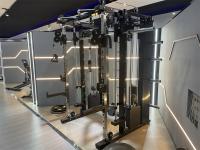 China Multi Functional Smith Machine with Weight Stack Cable Crossover 2200x1500x2200mm 500kg for sale