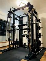 China Commercial Indoor All in One Fitness Equipment Power Rack Smith Machine Multi Functional 2200mm for sale