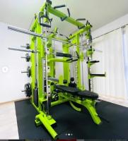 China Commercial Indoor All in One Fitness Equipment Power Rack Smith Machine Multi Functional 2200mm for sale