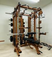 China Commercial Indoor All in One Fitness Equipment Power Rack Smith Machine Multi Functional 2200mm for sale