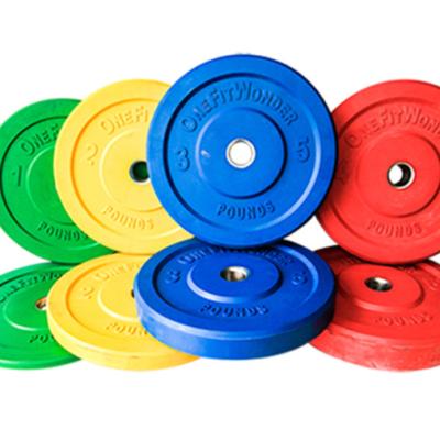 China Commercial Rubber Coated Steel Free Weight Plates 5-25KG for Powerlifting Training FRP51401 for sale