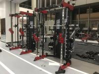 China Commercial Smith Machine with Cable Crossover 390 kg 1230x1270x2230 mm for sale