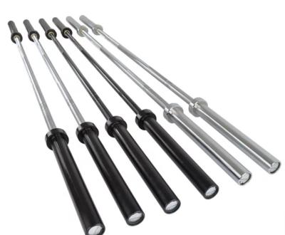 China Stainless Steel Olympic Barbell Bar 28mm 1.2-2.2m Weight Lifting Bar for Gym Home for sale