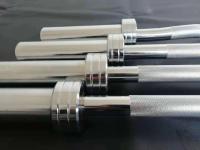 China Stainless Steel Olympic Barbell Bar 28mm 1.2-2.2m Weight Lifting Bar for Gym Home for sale
