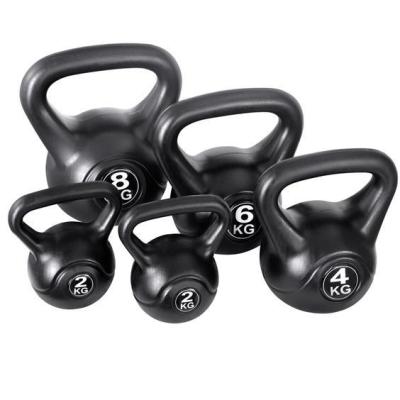 China Professional Cement Kettlebell 2-22kg Free Weight Set for Fitness Training and Competition Exercise for sale