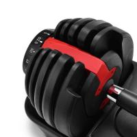 China Commercial Adjustable Dumbbells 24kg 40kg Free Weight Gym Equipment with 15 Weight Settings for sale