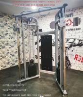 China Body Building Cable Crossover Machine 1300x2010x2110mm Q235 Steel for Gym for sale