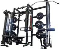 China Multi Functional Smith Machine Power Rack 2925mm x 1427mm x 2285mm 460kg for Gym for sale