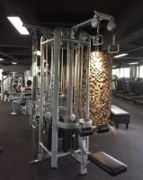 China 4 Station Multi Gym Equipment 80kg Weight Stack Home Fitness Station for sale