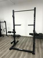 China Power Rack Squat Stand 936x582x1180mm Q235 Steel Home Fitness Half Squat Rack for Small Space Training for sale