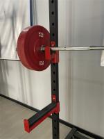 China Power Rack Squat Stand 936x582x1180mm Q235 Steel Home Fitness Half Squat Rack for Small Space Training for sale
