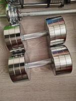 China Befreeman Chrome Dumbbells 1kg-100kg Heavy Duty Steel for Commercial Gym Strength Training for sale