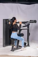 China AX15 Seated Lat Pulldown Machine 1500x1385x1855 mm Pin Load Strength Training for Home and Commercial Gym for sale