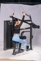 China AX15 Seated Lat Pulldown Machine 1500x1385x1855 mm Pin Load Strength Training for Home and Commercial Gym for sale