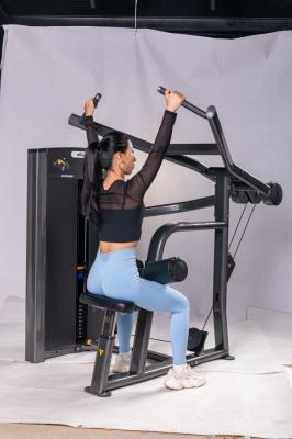 China AX15 Seated Lat Pulldown Machine 1500x1385x1855 mm Pin Load Strength Training for Home and Commercial Gym for sale