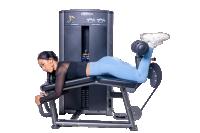 China AX06 Prone Leg Curl Machine 1560x1020x1360 mm Solid Steel Frame for Hamstring Strength Training Home Commercial Gym for sale