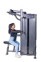 China AX18 Pec Fly and Rear Delt Machine Heavy Duty Steel Frame 80kg Weight Stack for Home and Commercial Gym for sale