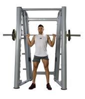 China Smith Machine Power Rack FR-24 2300x1300x2400 mm Full Body Strength Training Home Gym for sale