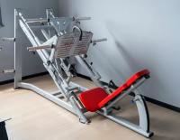 China Linear Leg Press Machine FR-25 Plate Loaded Strength Trainer 3000mm Lower Body Gym Equipment for sale