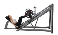 China Commercial Plate Loaded Linear Leg Press Hack Squat Machine 3000x1700x1600mm 265kg for sale