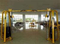 China Adjustable Cable Crossover Machine 4300x1350x2400mm Commercial Gym Dual Pulley Trainer for sale