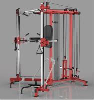China Befreeman Commercial Functional Smith Machine 2.07m x 2.03m x 2.2m Steel Strength Training Rack for sale