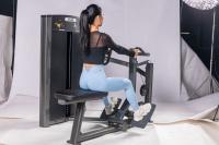 China Commercial Seated Back Machine 80kg Weight Stack Gym Strength Training Equipment for Upper Body Pull Workout for sale
