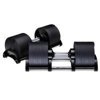 China Adjustable Weight Dumbbell Set 20kg 32kg Strength Training Free Weights for Home Gym Workout for sale