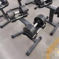 China Adjustable Weight Dumbbell Set 20kg 32kg Strength Training Free Weights for Home Gym Workout for sale