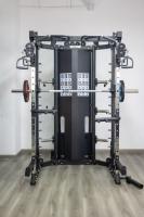 China Heavy Duty Multi Functional Smith Machine Power Rack System 1230x1270x2230 mm 390 kg for Gym for sale