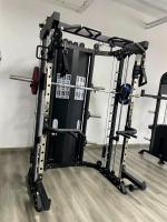 China Heavy Duty Multi Functional Smith Machine Power Rack System 1230x1270x2230 mm 390 kg for Gym for sale
