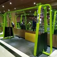 China Commercial Adjustable Cable Crossover Machine Dual Pulley System 4200x1200x2260mm for Gym Strength Training for sale