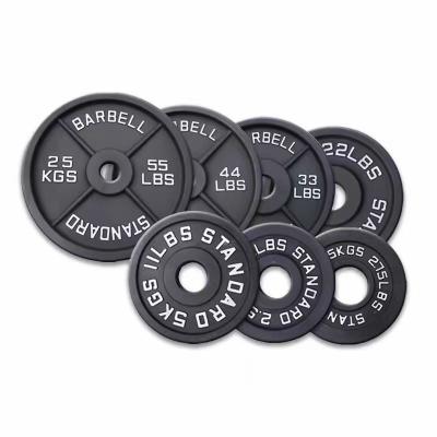 China Cast Iron Barbell Weight Plate 5kg 10kg 20kg 50kg D Round for Commercial Home Gym Strength Training for sale