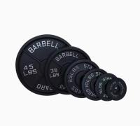 China Cast Iron Barbell Weight Plates 5kg to 50kg Durable Rubber Coated for Home Gym Strength Training for sale
